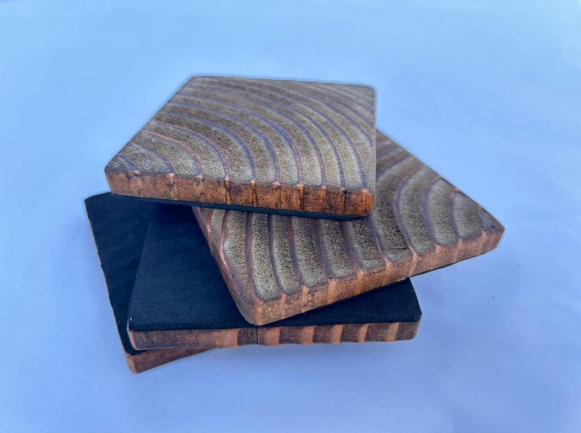 Handmade Rustic Wooden Coasters - Etsy