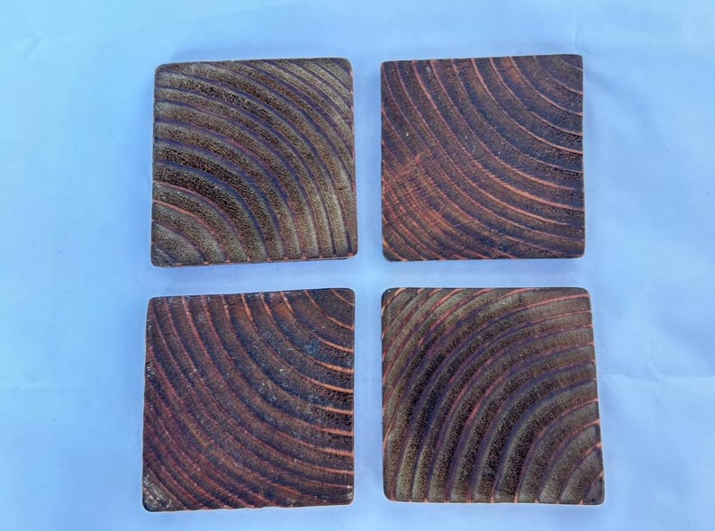 Handmade Rustic Wooden Coasters - Etsy