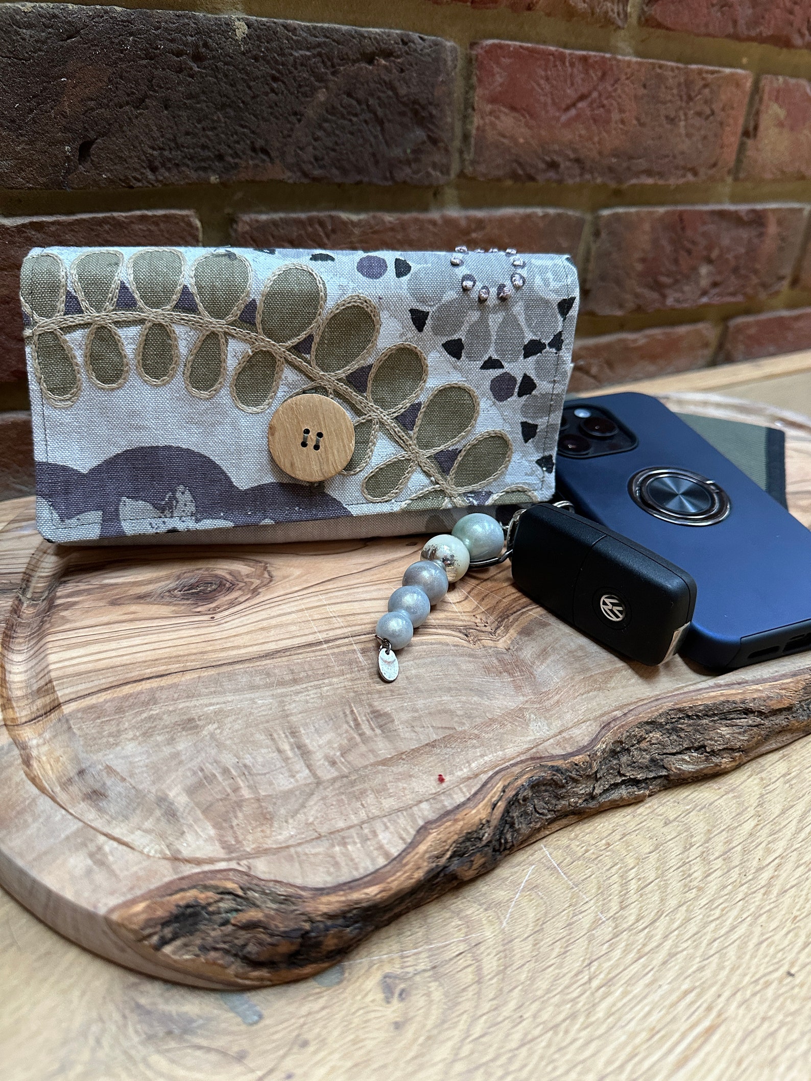 Eco Friendly Clutch Bag, Upcycled Zero Waste Purse, a Lovely Gift for ...