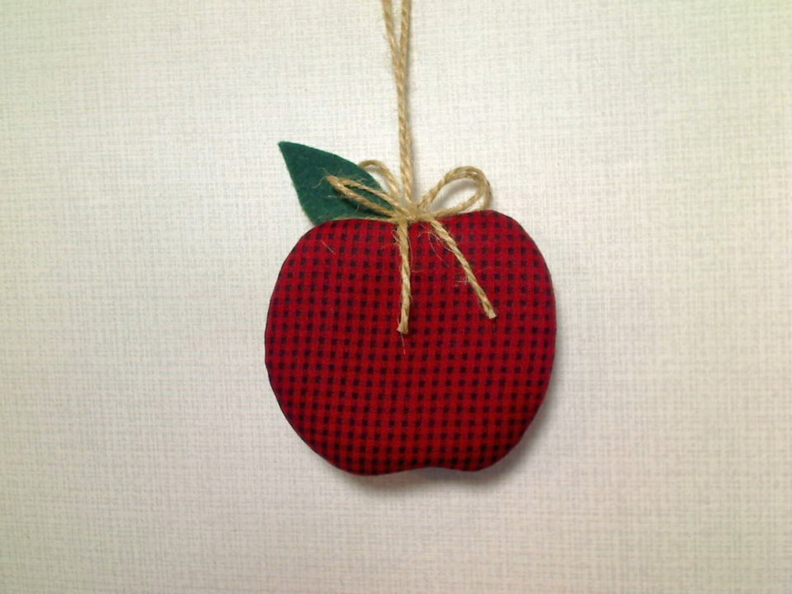 Berry Red Apple Ornament Home Decor Party Favor Teacher | Etsy
