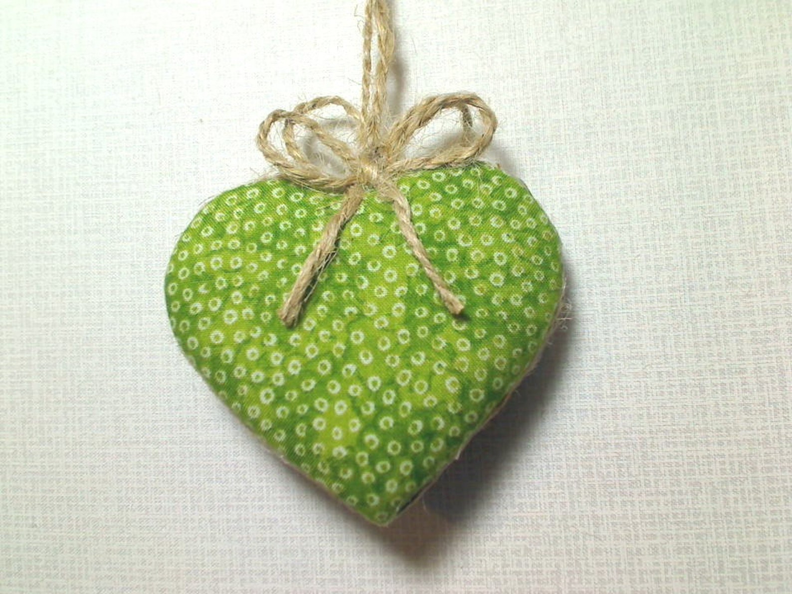 Green Heart Ornament Gift Idea Party Favor Irish Decor Tree Ornament ...
