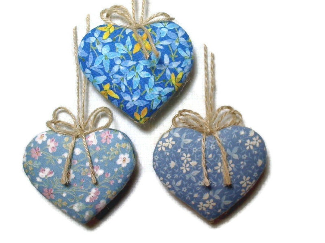 Blue Heart Ornaments | Valentine's Day | Spring Decor | Party Favor ...