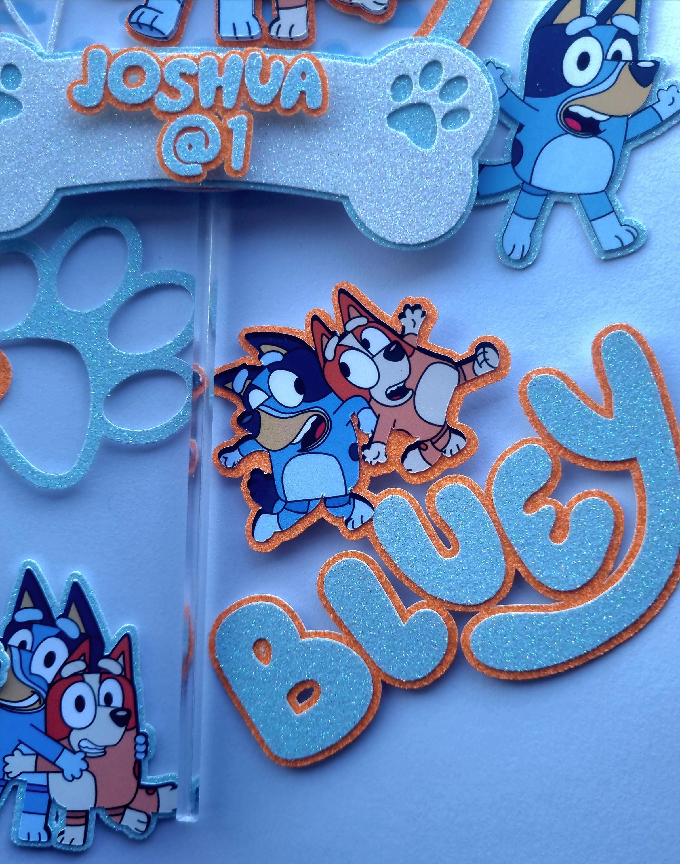 Bluey Cake Topper Set - Etsy