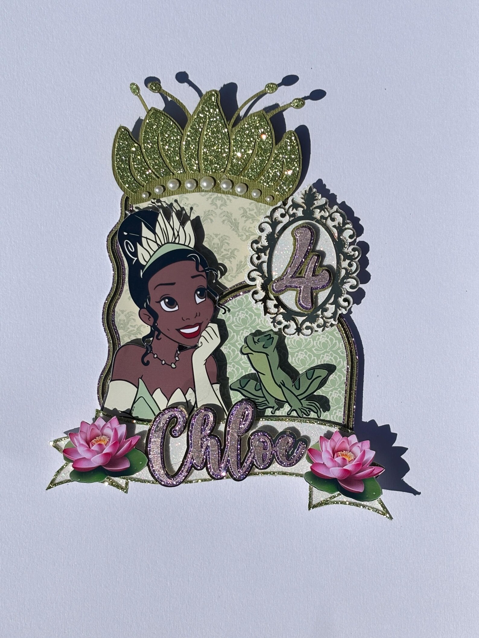 Princess Tiana Cake Topper - Etsy