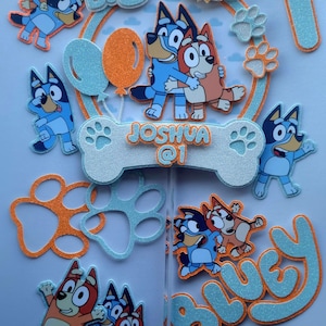 Bluey Cake Topper Set - Etsy