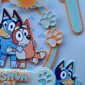 Bluey Cake Topper Set - Etsy