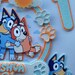Bluey Cake Topper Set - Etsy
