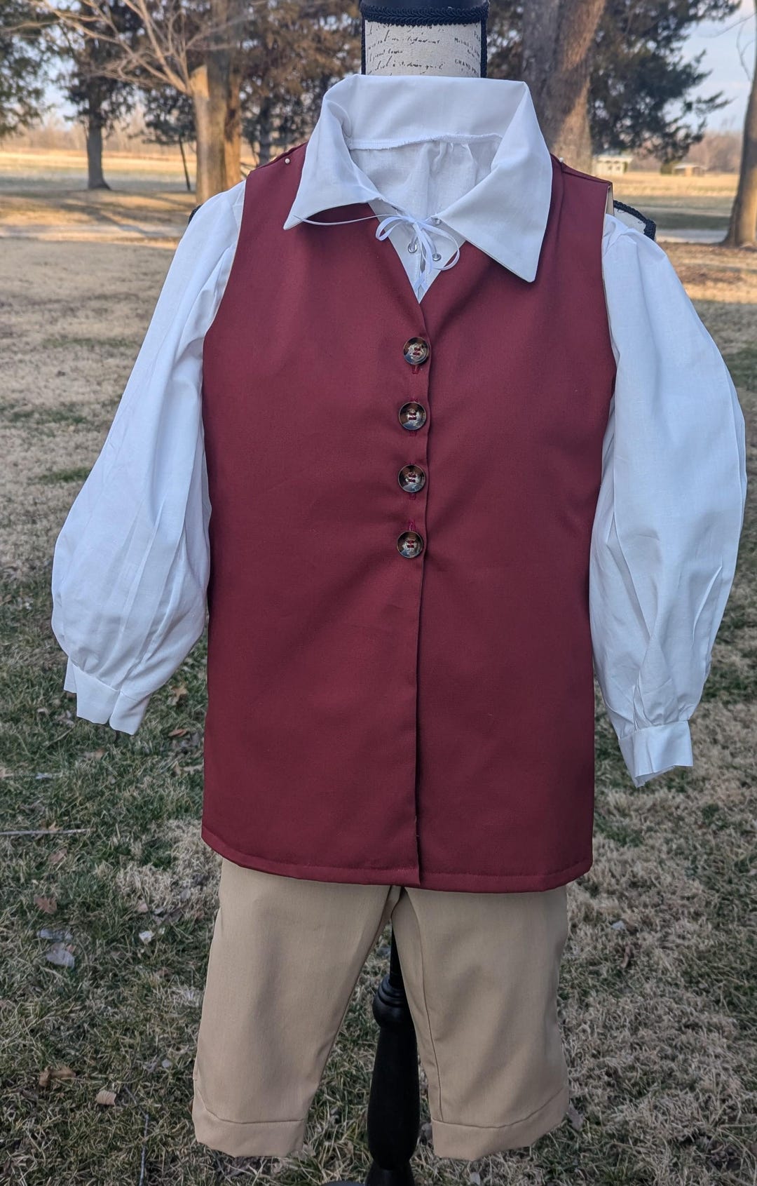 On Sale Now Boy's Williamsburg Colonial 18th Century 3 Pc Costume Size ...