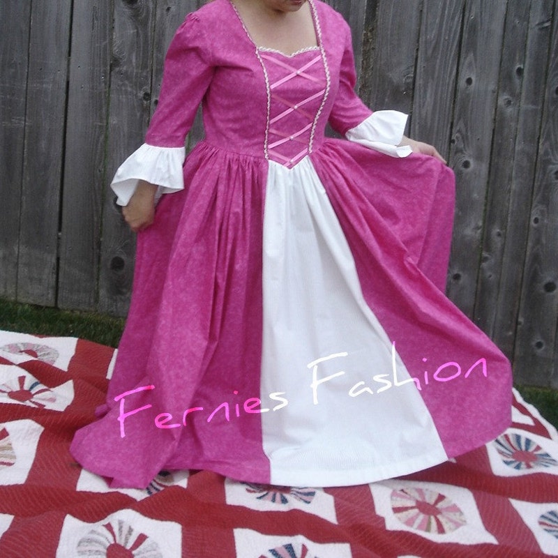 Colonial Dress - Etsy