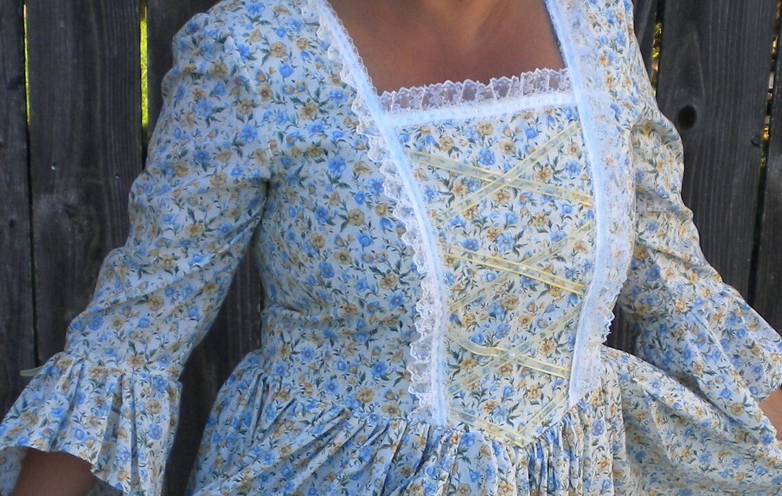Women's Custom Colonial Dress Gown Costume Size 6 22 W | Etsy