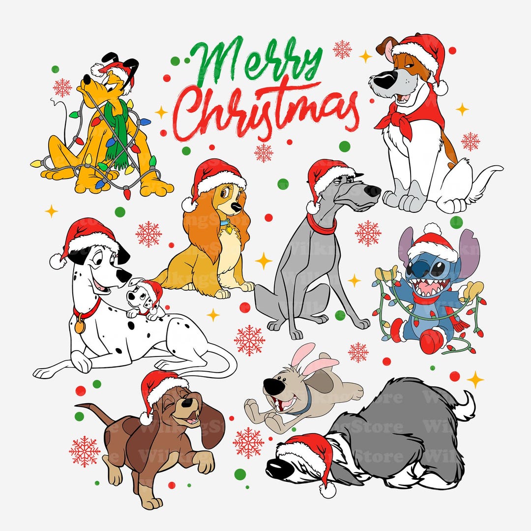 Christmas Dogs Squad Png, Merry Christmas Png, Christmas Squad Png ...
