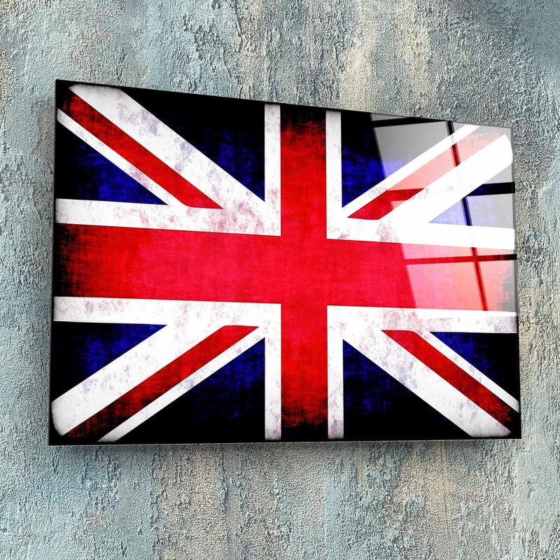 Tempered Glass Flag Art - Etsy