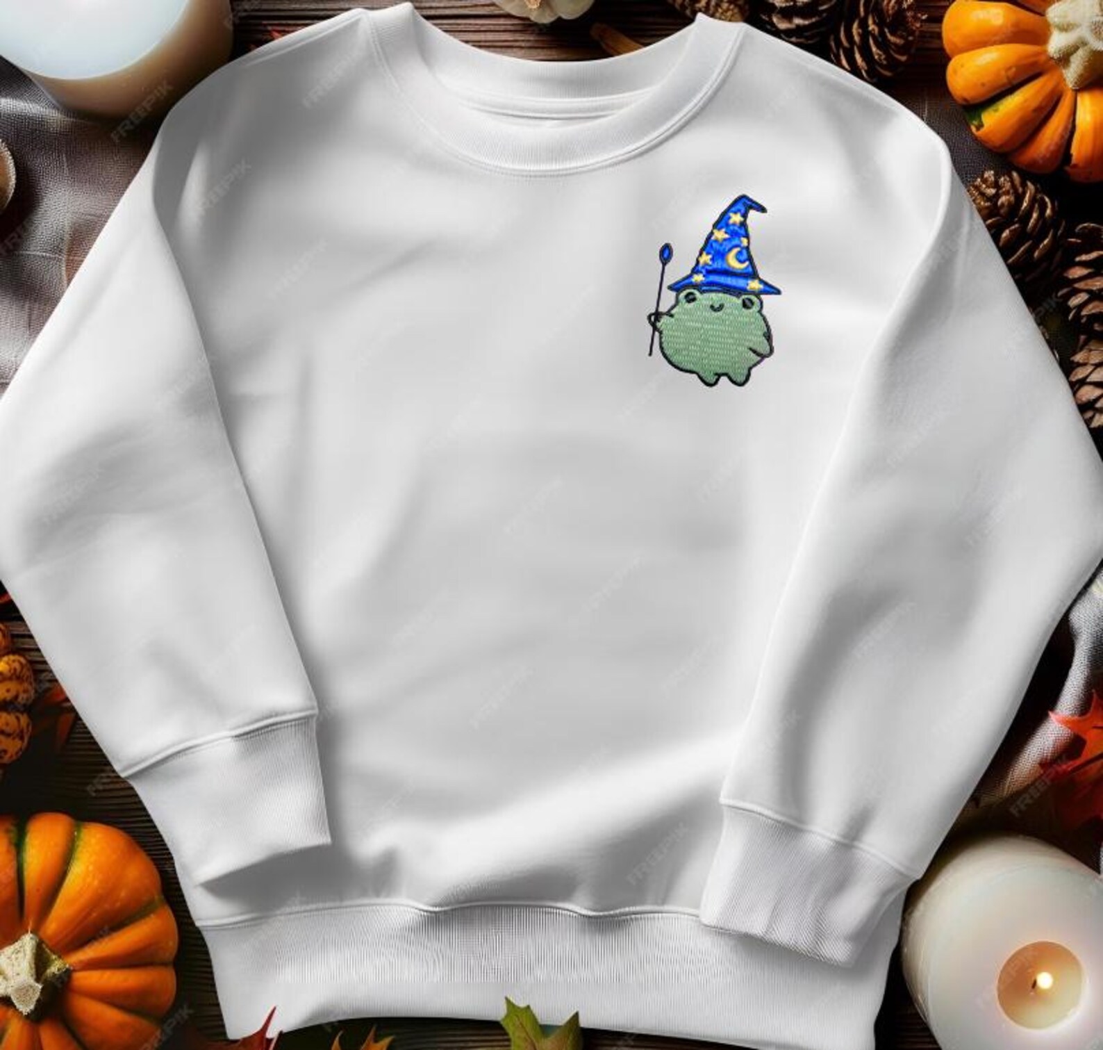 Wizard Frog Embroidery Design - Etsy