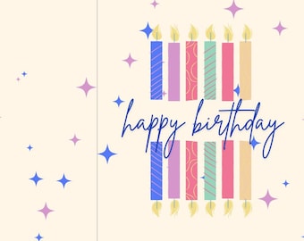 Digital Happy Birthday Card - Etsy