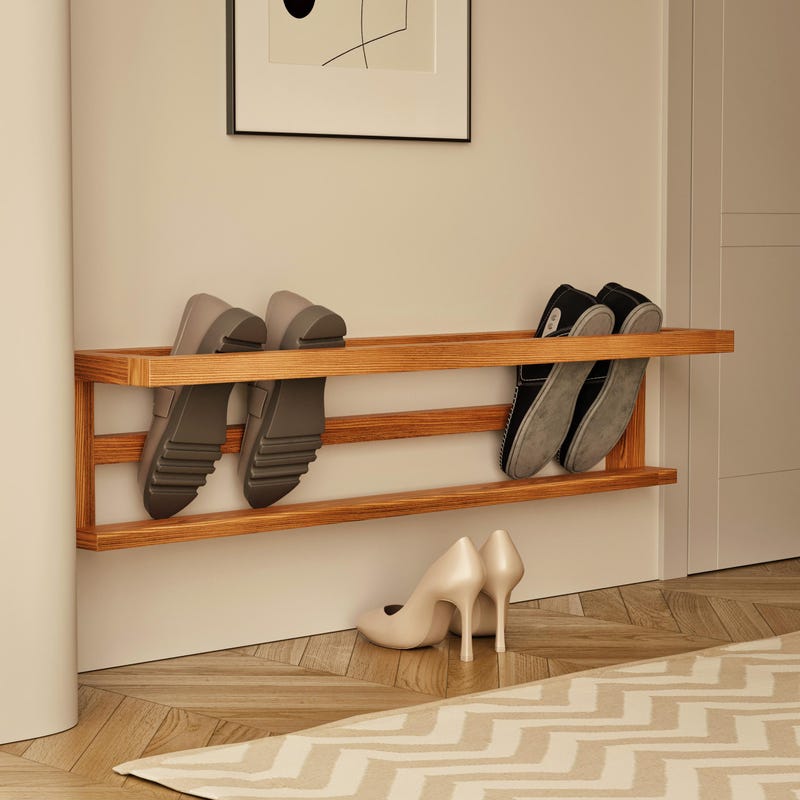 Shoe Rack Wall Mount - Etsy