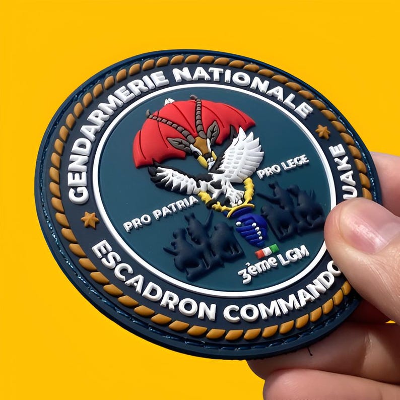 Cree su propio parche de PVC personalizado, parches de goma, parches 2D ...