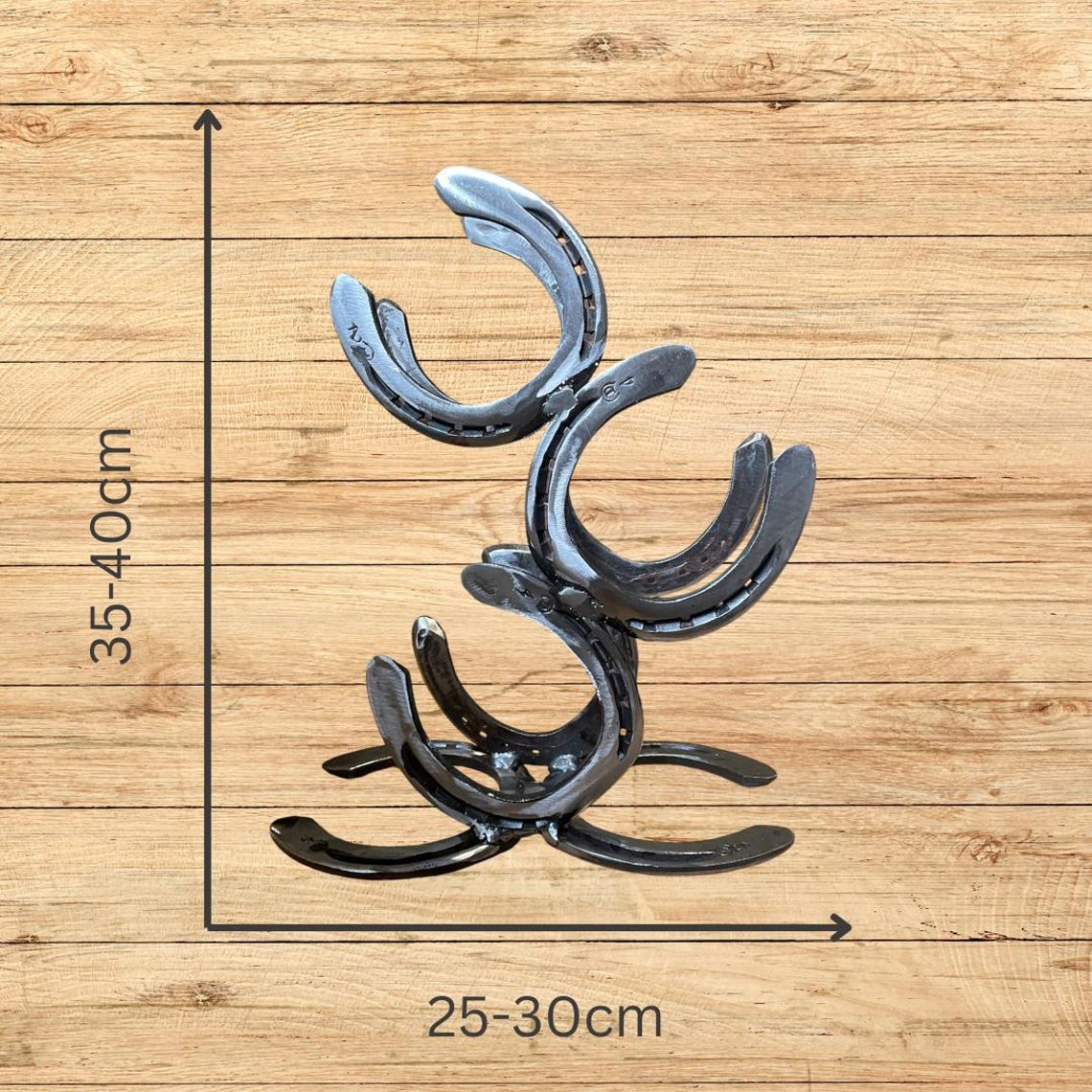 Horseshoe Wine Stand/ Metal Bottle Holder/ Decorative Horseshoe - Etsy