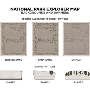 US National Parks Explorer Map, National Parks Marker, Travelers Map ...