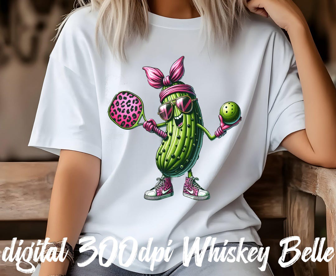 Cute Cactus Bowling T Shirt Digital Download, Fun Cactus Illustration ...