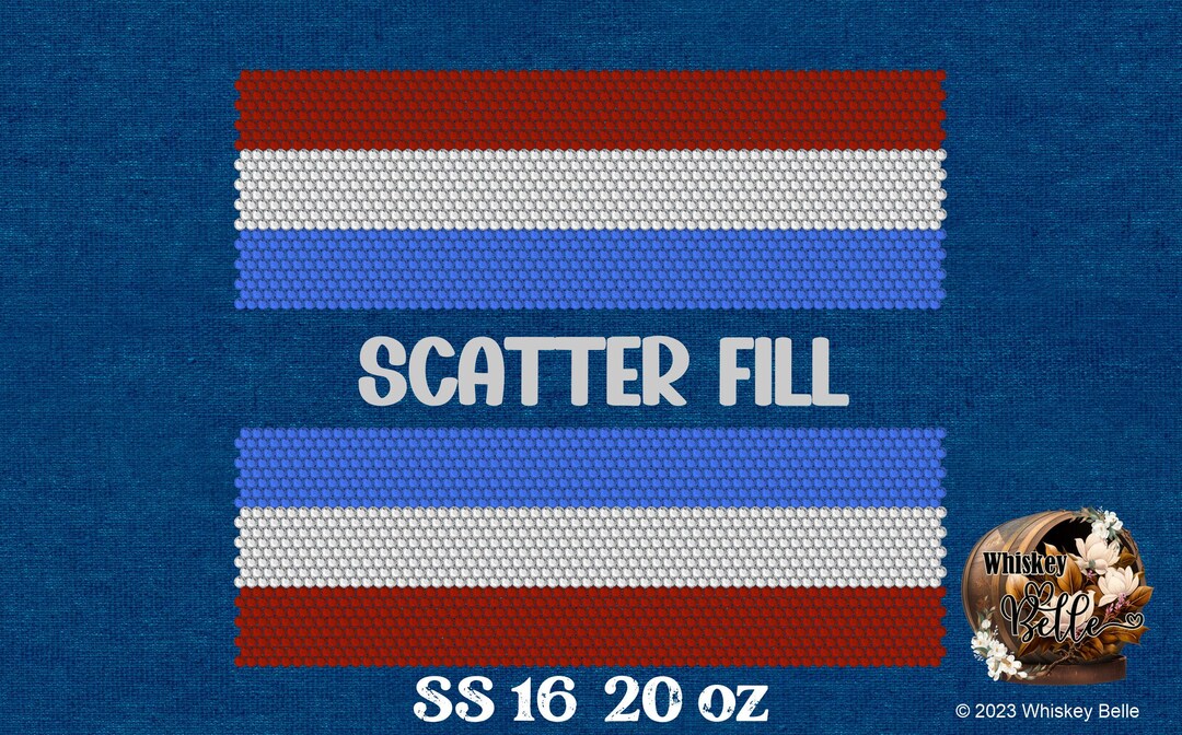 Red White Blue Scatter Fill SS16 20oz Rhinestone Tumbler Template ...