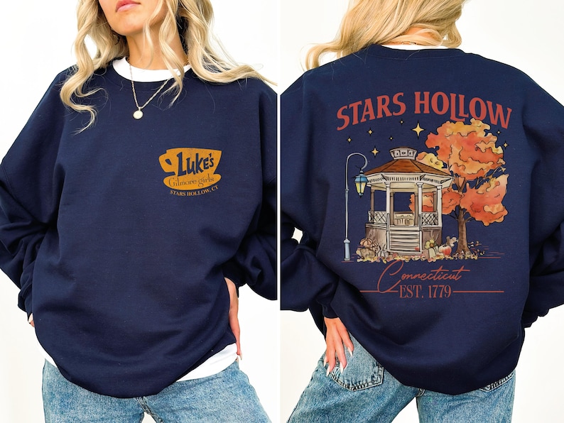 Stars Hollow Gazebo Sweatshirt, Connecticut Est. 1779 Sweater, Luke’s ...