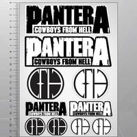 Pantera Decal: Metal Band Sticker for Car, Laptop, Mirror - Etsy