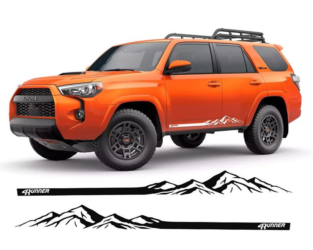 2x 4runner Decal, Side Decals Mountain Decal High Quality 751C High ...