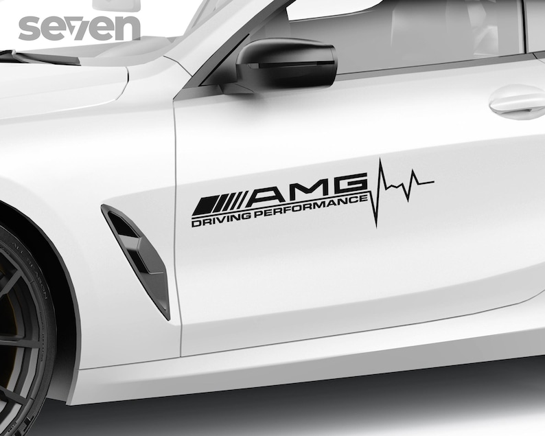 2x AMG Driving Performance Decal, Vinyl Sticker - Etsy