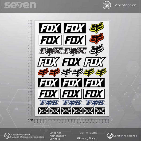Fox Sticker - Etsy
