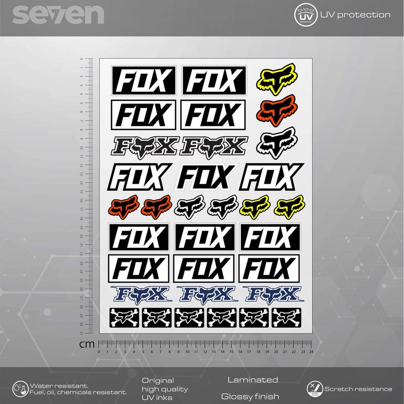Rc fox racing decals - Etsy.de