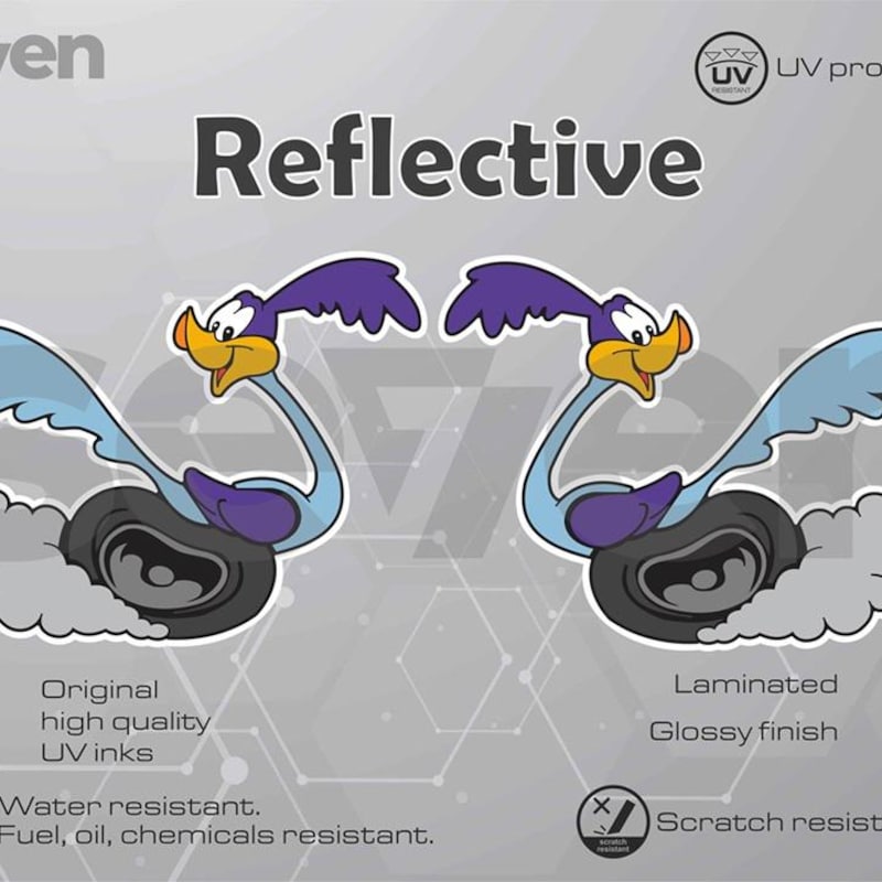 Reflective Stickers - Etsy