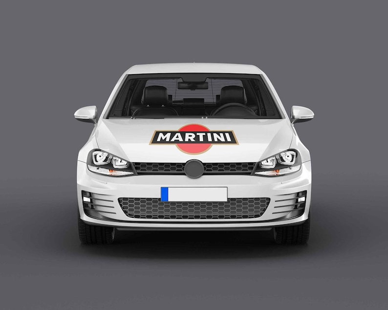 Martini Car Sticker, Martini Car Decal, Door, Hood, High Quality ...