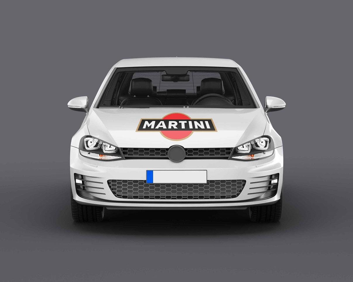 Martini Car Sticker, Martini Car Decal, Door, Hood, High Quality ...