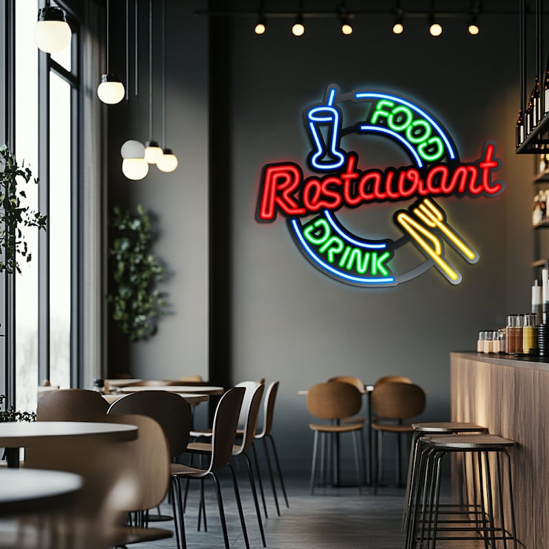 Restaurant Neon Sign - Etsy