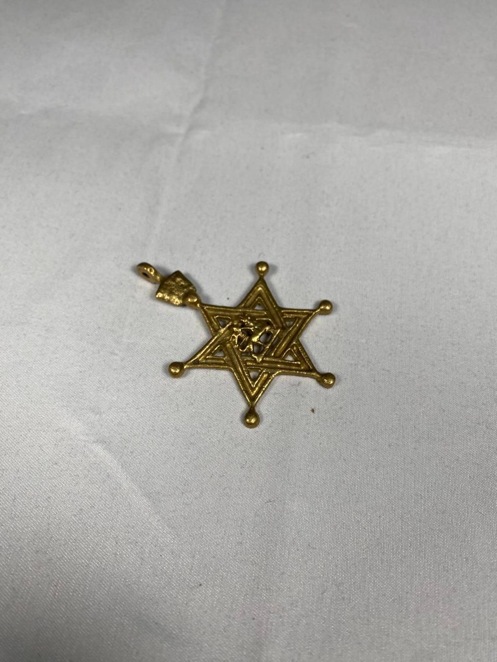 Lion of Judah Star Pendant – Ethiopian Symbolic Jewelry - Rastafarian ...