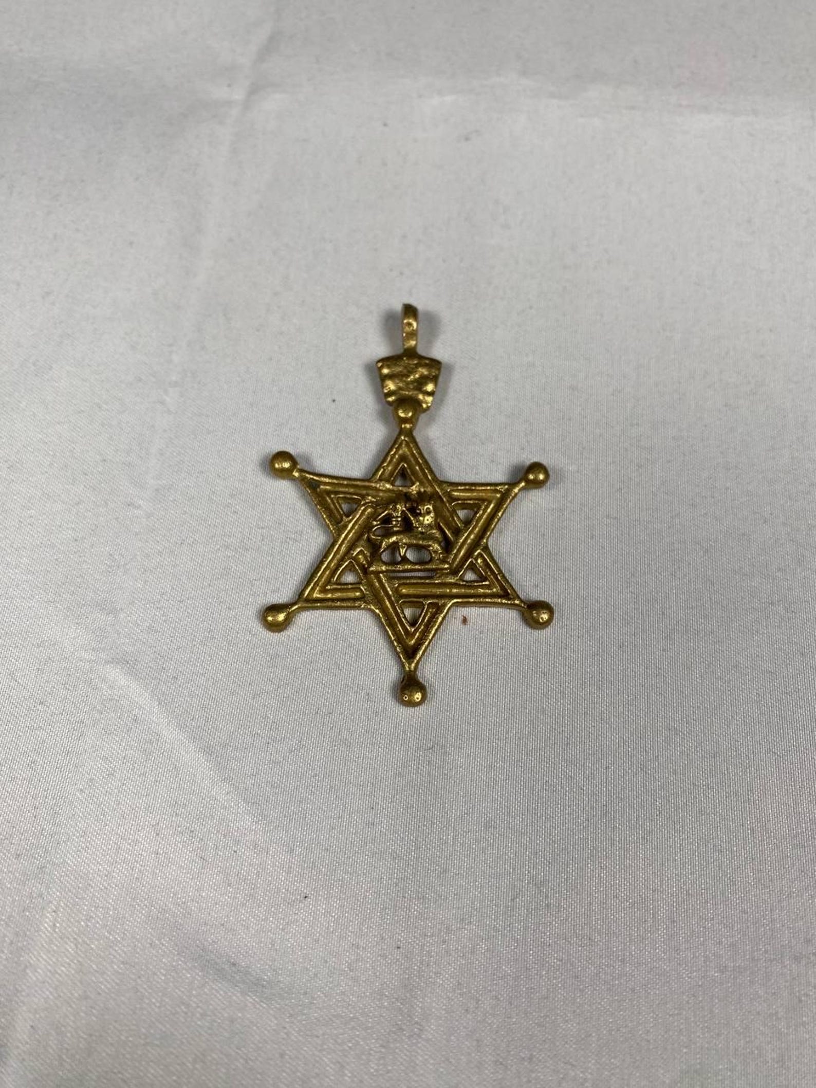 Lion of Judah Star Pendant – Ethiopian Symbolic Jewelry - Rastafarian ...