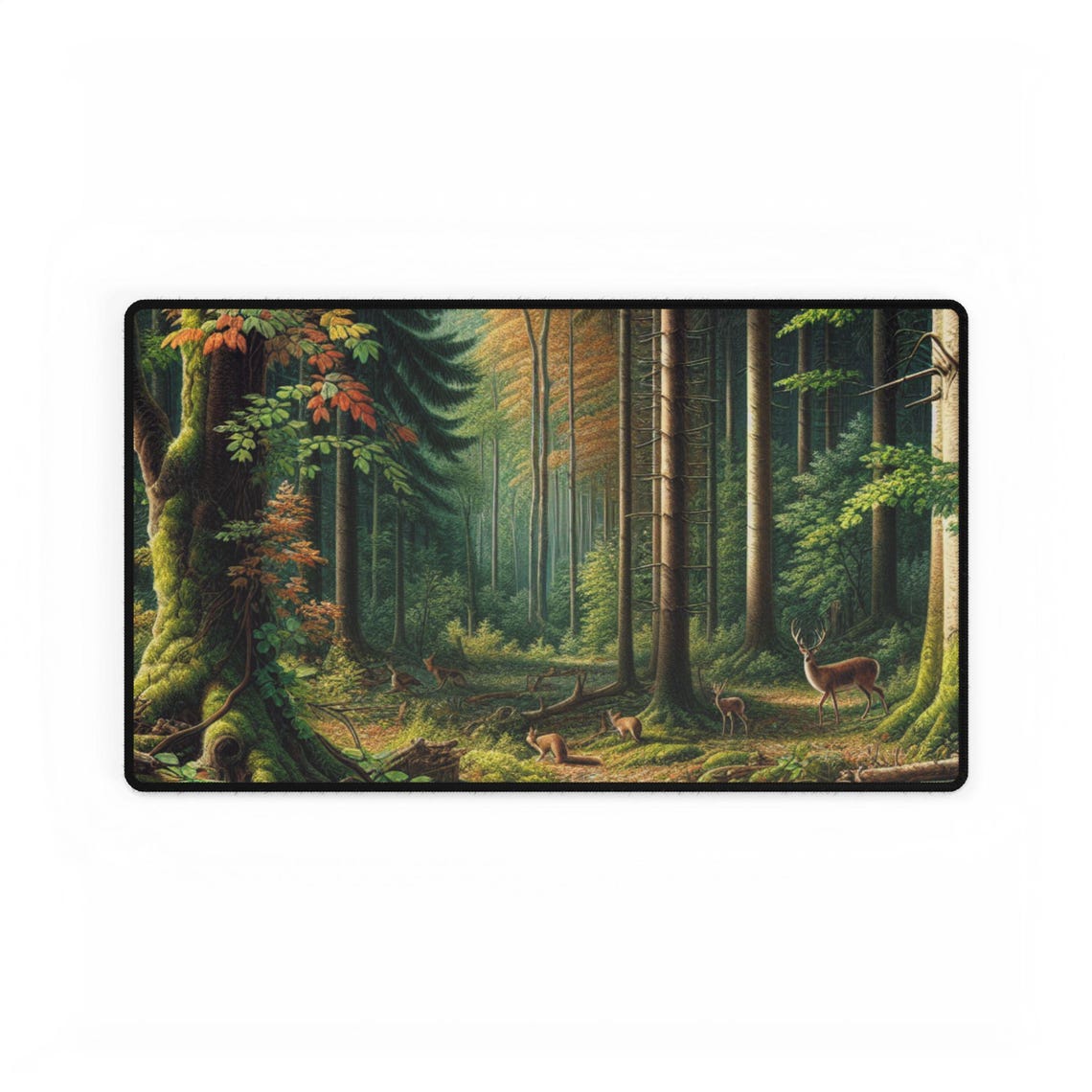 Forest Scenes Trees Leaves Woodland Desk Mats - Etsy