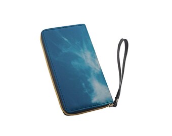 Long Wallet With Black Hand Strap - Etsy