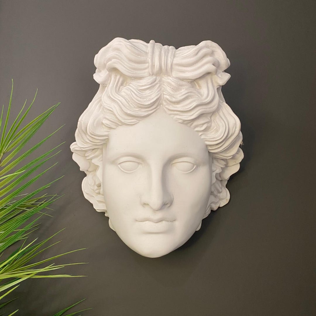 Large Apollo Wall Statue Art,greek Mythology ,roman Statue Bust,bust ...