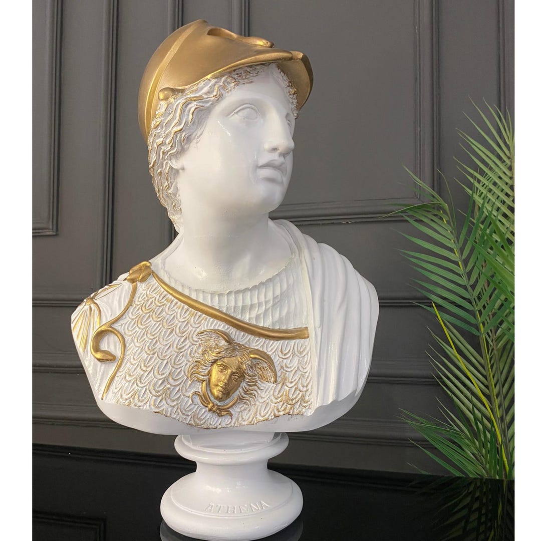 Large White Athena Statues Sculpture,greek Gods,ancient Greek Gift ...