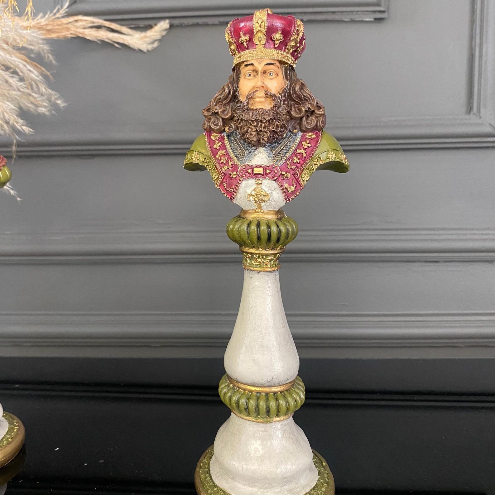 Large Chess Pieces Statue, Chess Pieces Desk Decor ,chess Set,desk ...