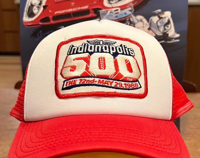 Vintage Motorsport Patch 1988 Indianapolis Indy 500 Trucker Cap - Etsy