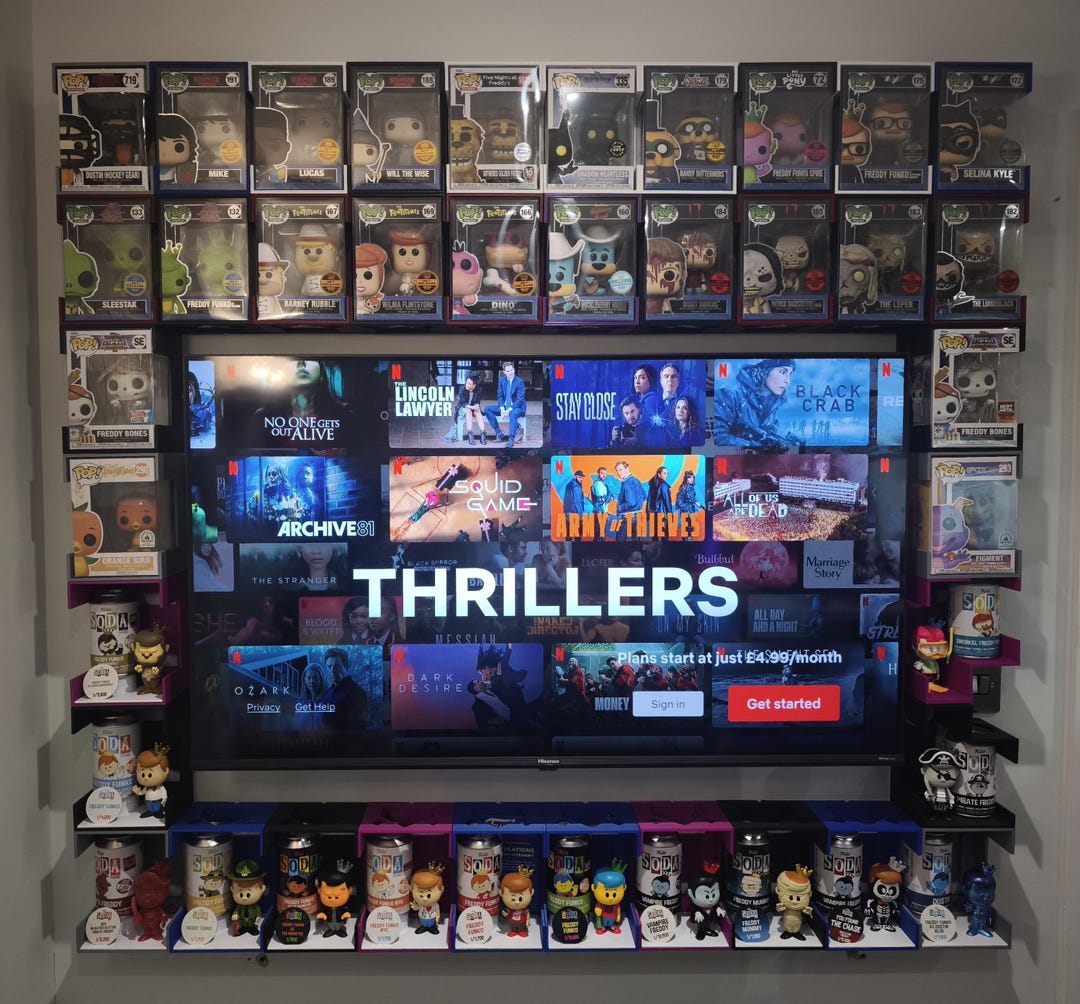 Modular Funko Pop Stands Display to Be Used With Pop Protector - Etsy