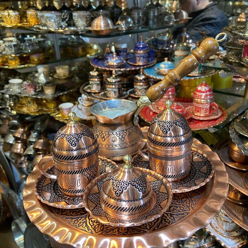 Traditional Arabic Coffee Cups - Etsy
