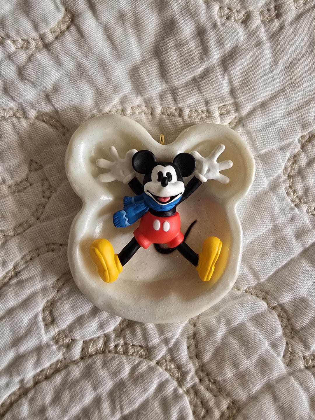 Vintage 1997 Mickey's Snow Angel Mickey & Co. Christmas Ornament by ...