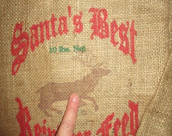 Burlap Feed Sack | Etsy