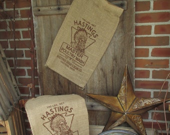 Burlap Feed Sack | Etsy