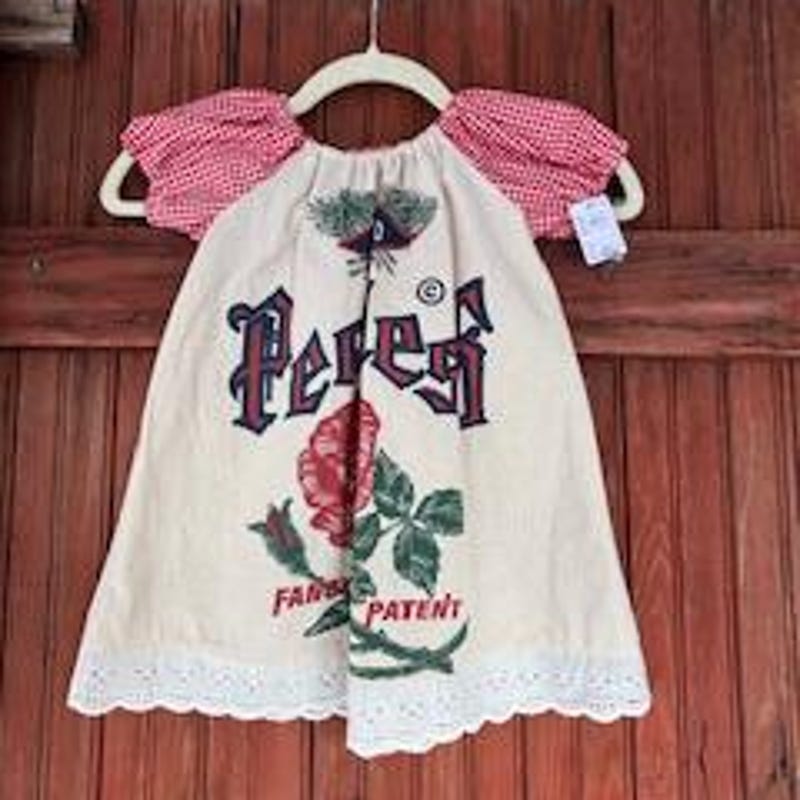 Feed Sack Dress - Etsy