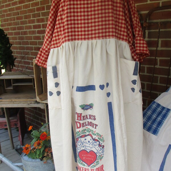 Feed Sack Dress - Etsy