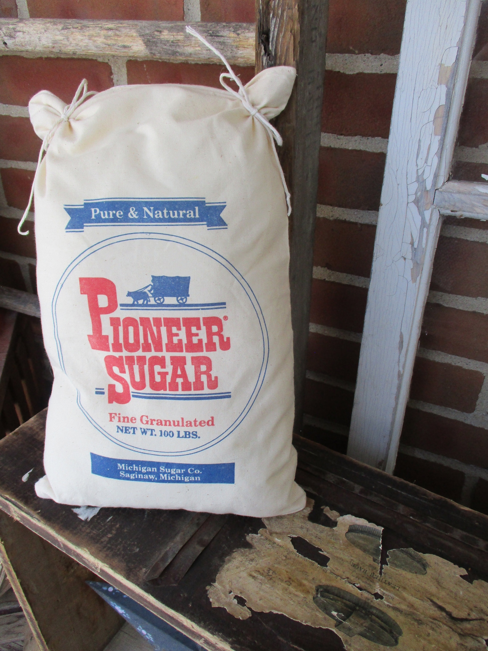 Pioneer Sugar feed sack feed bag feedsack novelty bag | Etsy
